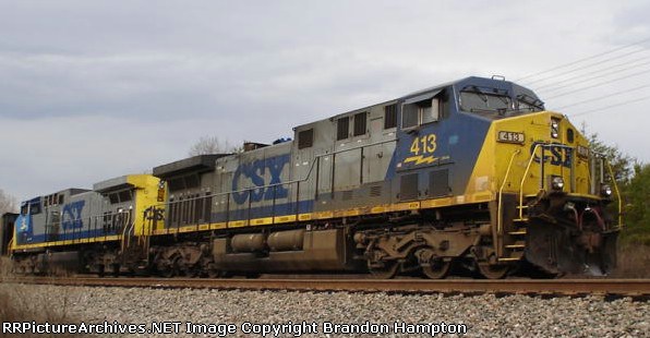 SB CSX at Thermal City